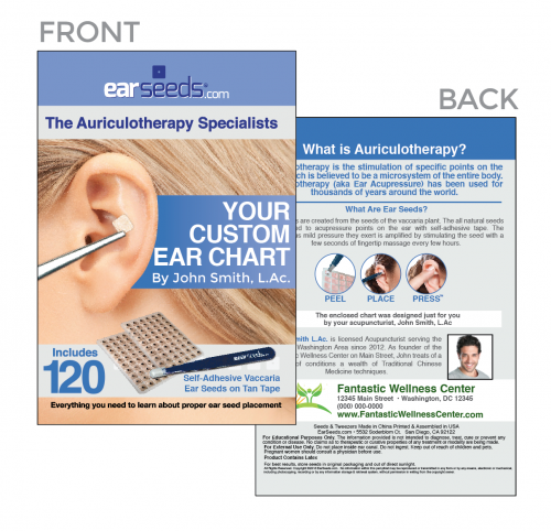 Custom Ear Chart Kits for Your Practice – Ear Seeds Products